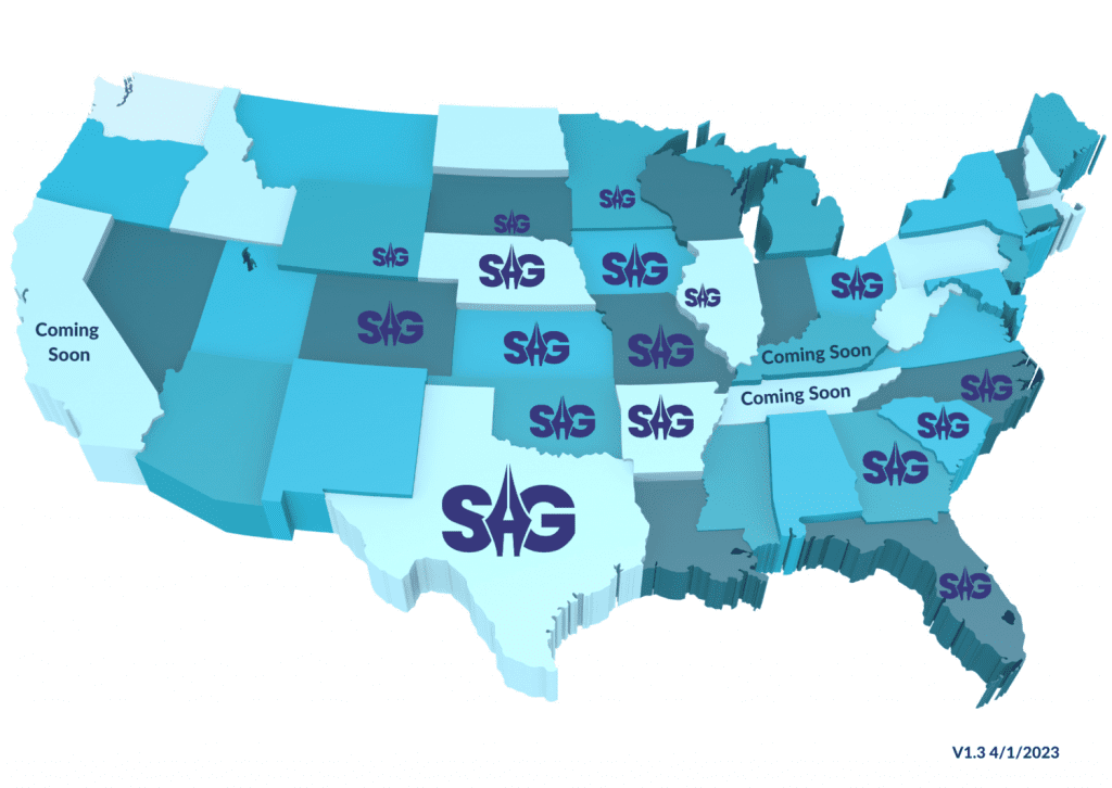 Coverage Map - Signature Adjustment Group
